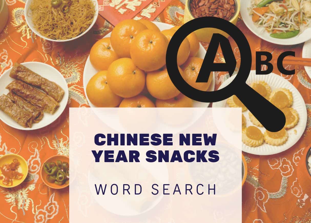 Word Search: Chinese New Year Snacks – Oldyssey Life